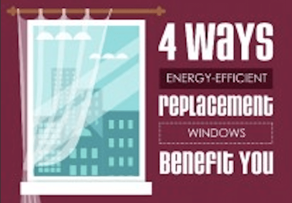 INFOGRAPHICS: 4 WAYS ENERGY-EFFICIENT REPLACEMENT WINDOWS BENEFIT YOU ...